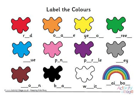 Labelling Worksheets – Free Worksheets Samples
